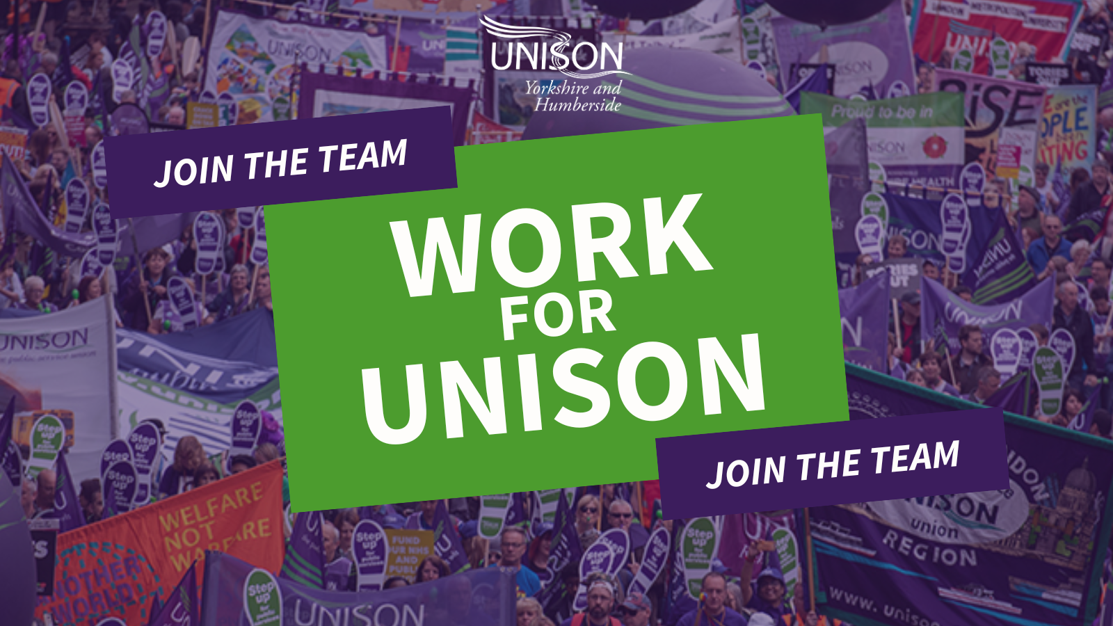 Work with us | UNISON Yorkshire & Humberside